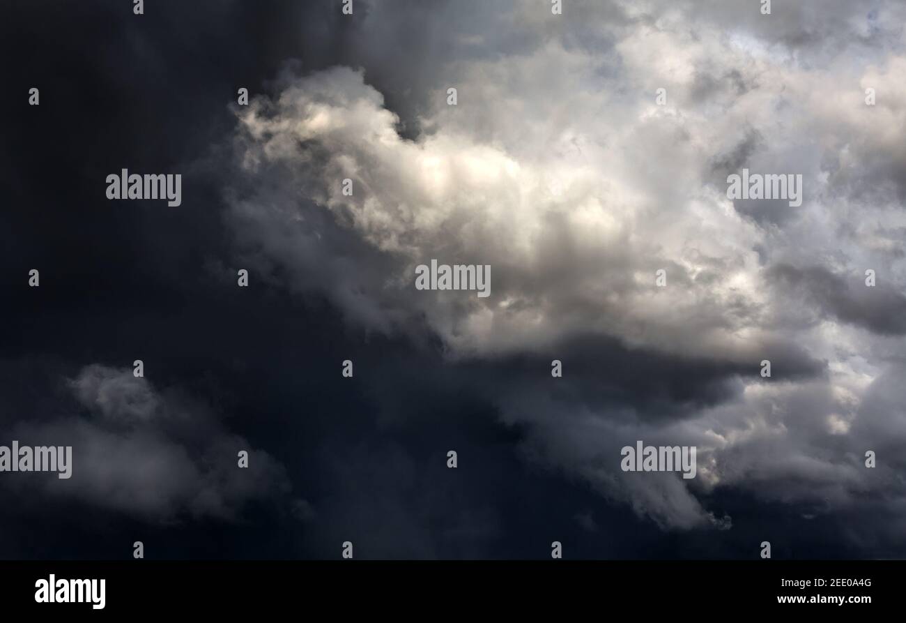 Dark and Dramatic Storm Clouds Area Background Stock Photo - Alamy