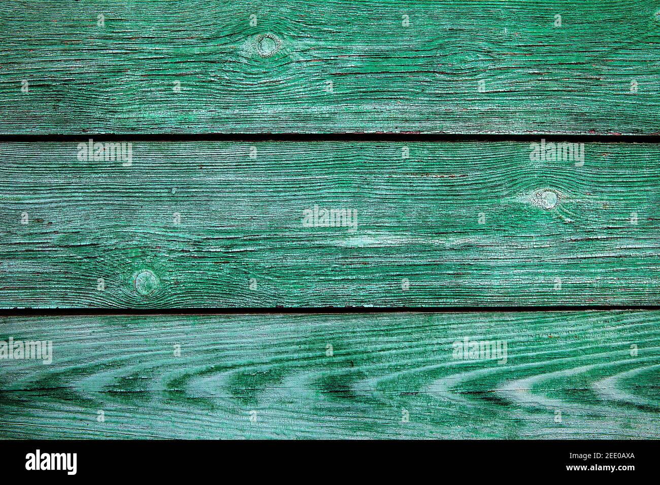 Old Wooden Planks with Weathered Green Paint Stock Photo - Alamy