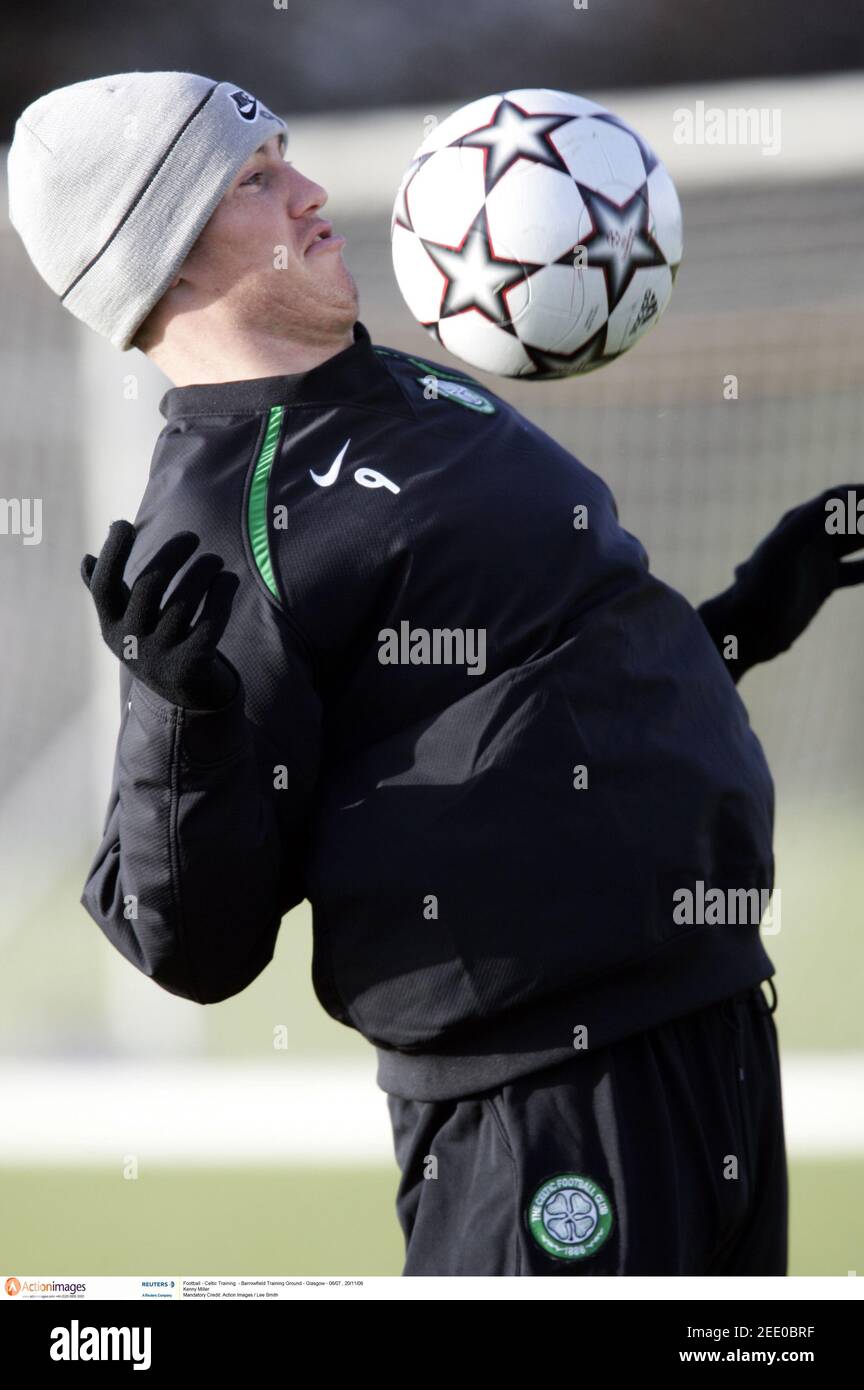 Soccer celtic training barrowfield training ground hi-res stock ...