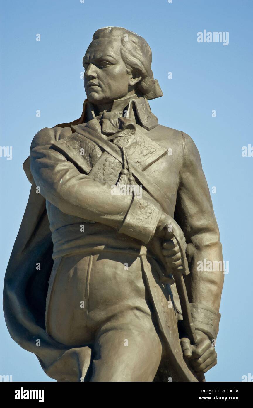 Statue of the Venezuelan revolutionary Francisco de Miranda (1750 ...
