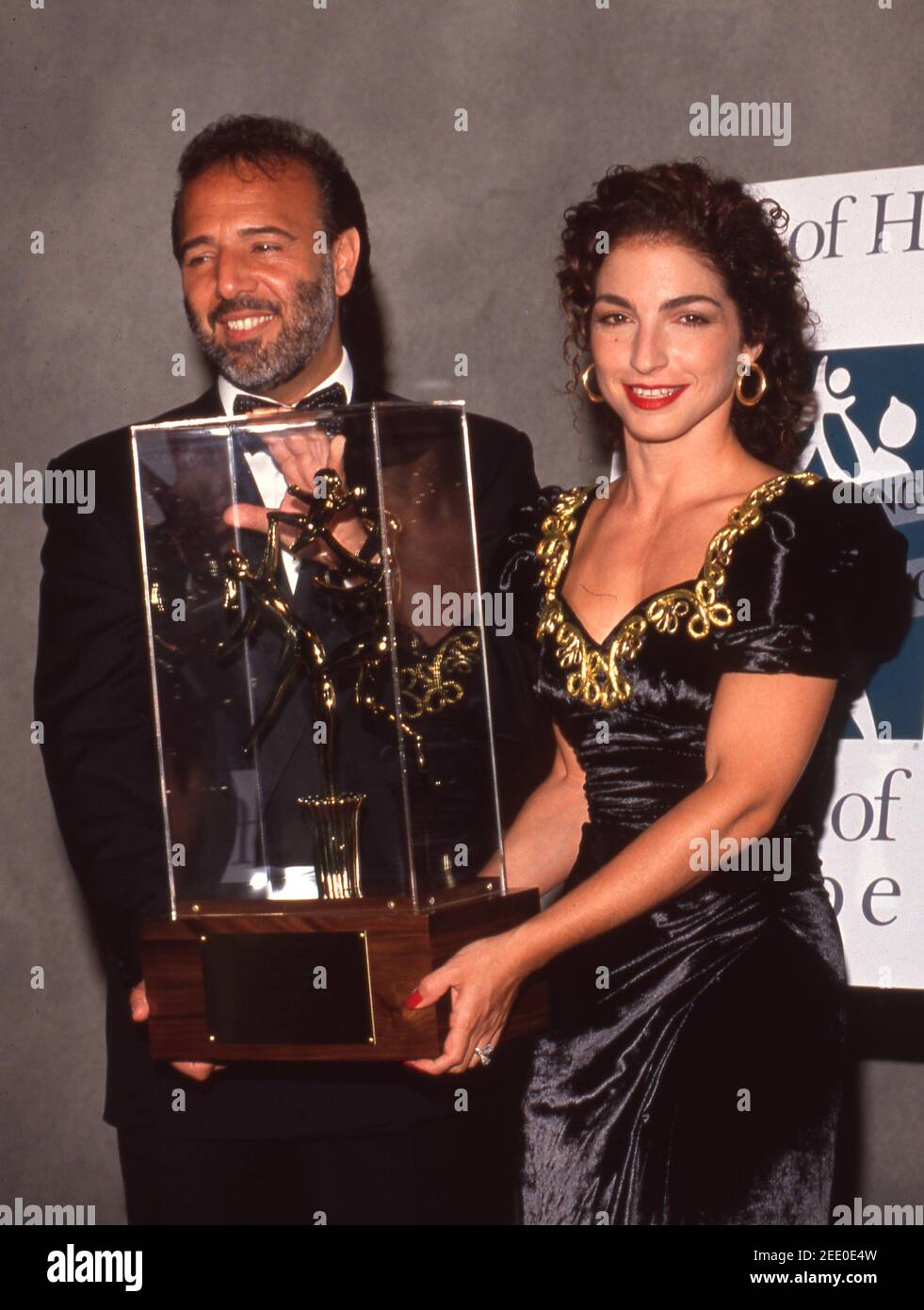 Gloria Estefan attending 'City of Hope Benefit' on September 12, 1990 ...