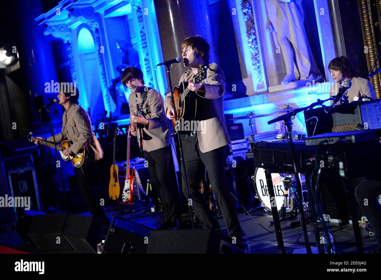 Beatles tribute band the fab four hi-res stock photography and images ...