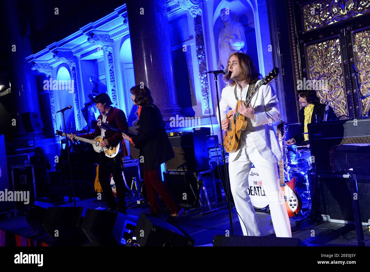 Beatles tribute band the fab four hi-res stock photography and images ...
