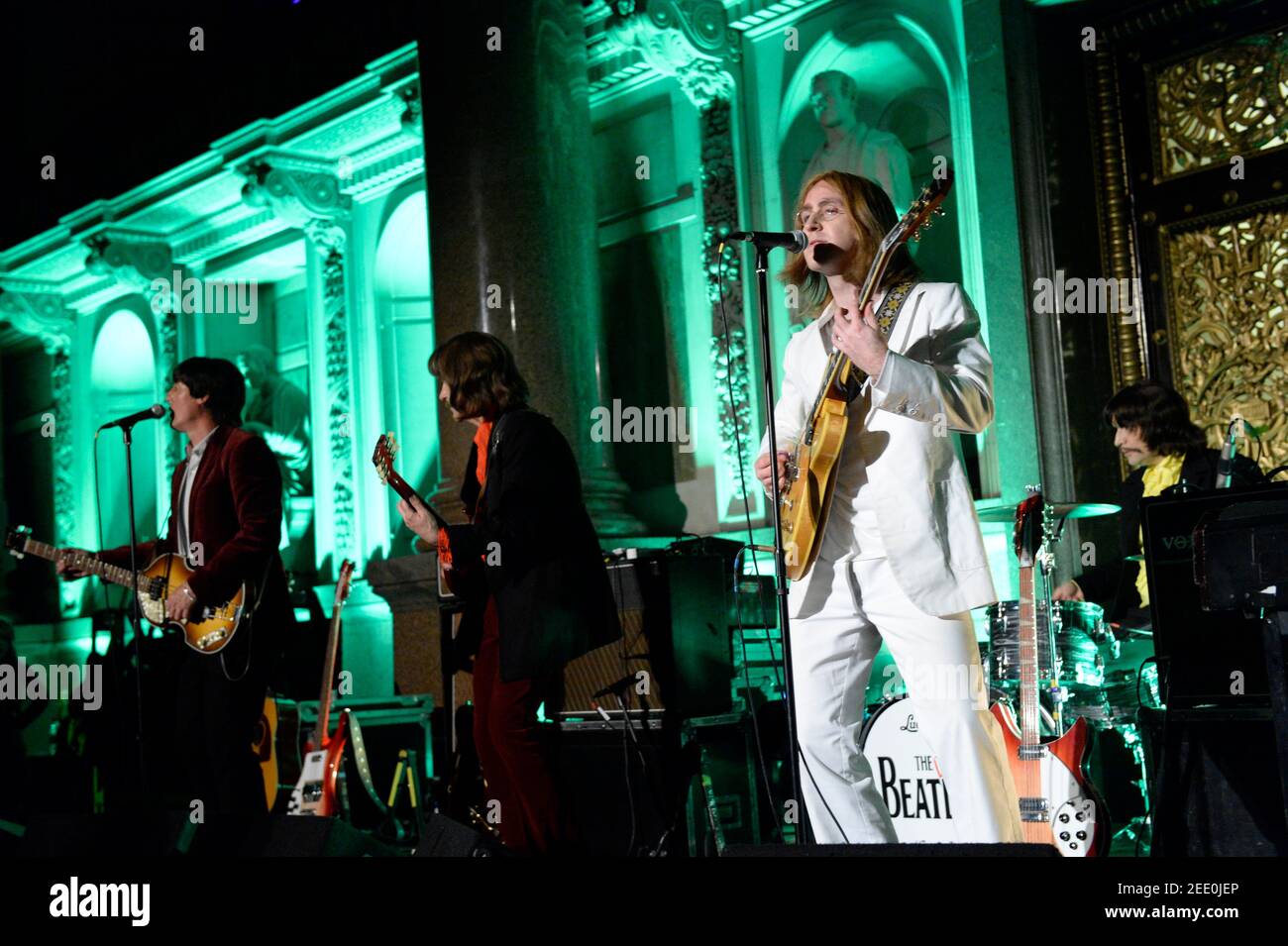 Beatles tribute band the fab four hi-res stock photography and images ...