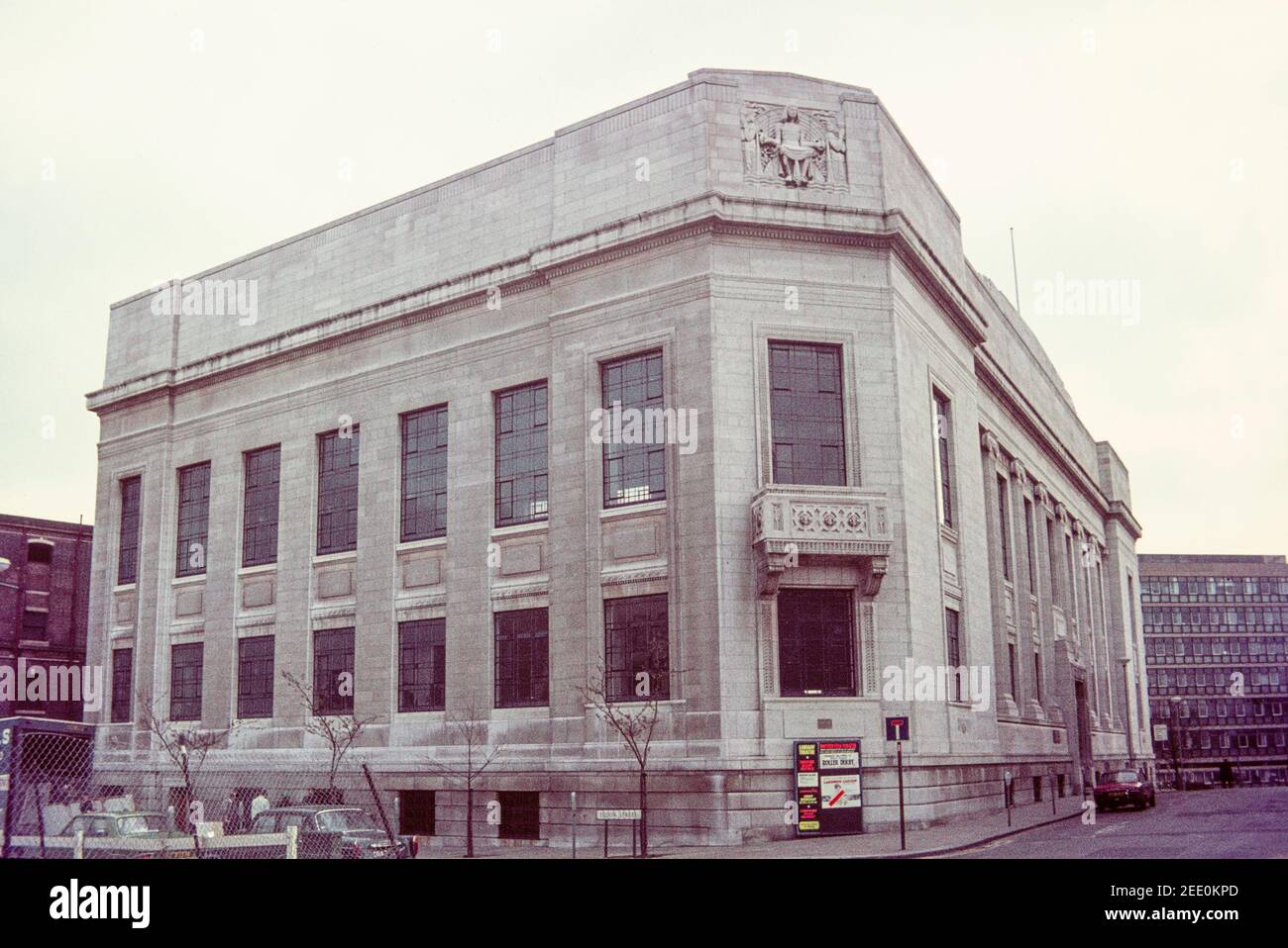 1975 Shefffield City Centre. Sheffield Central Library building ...