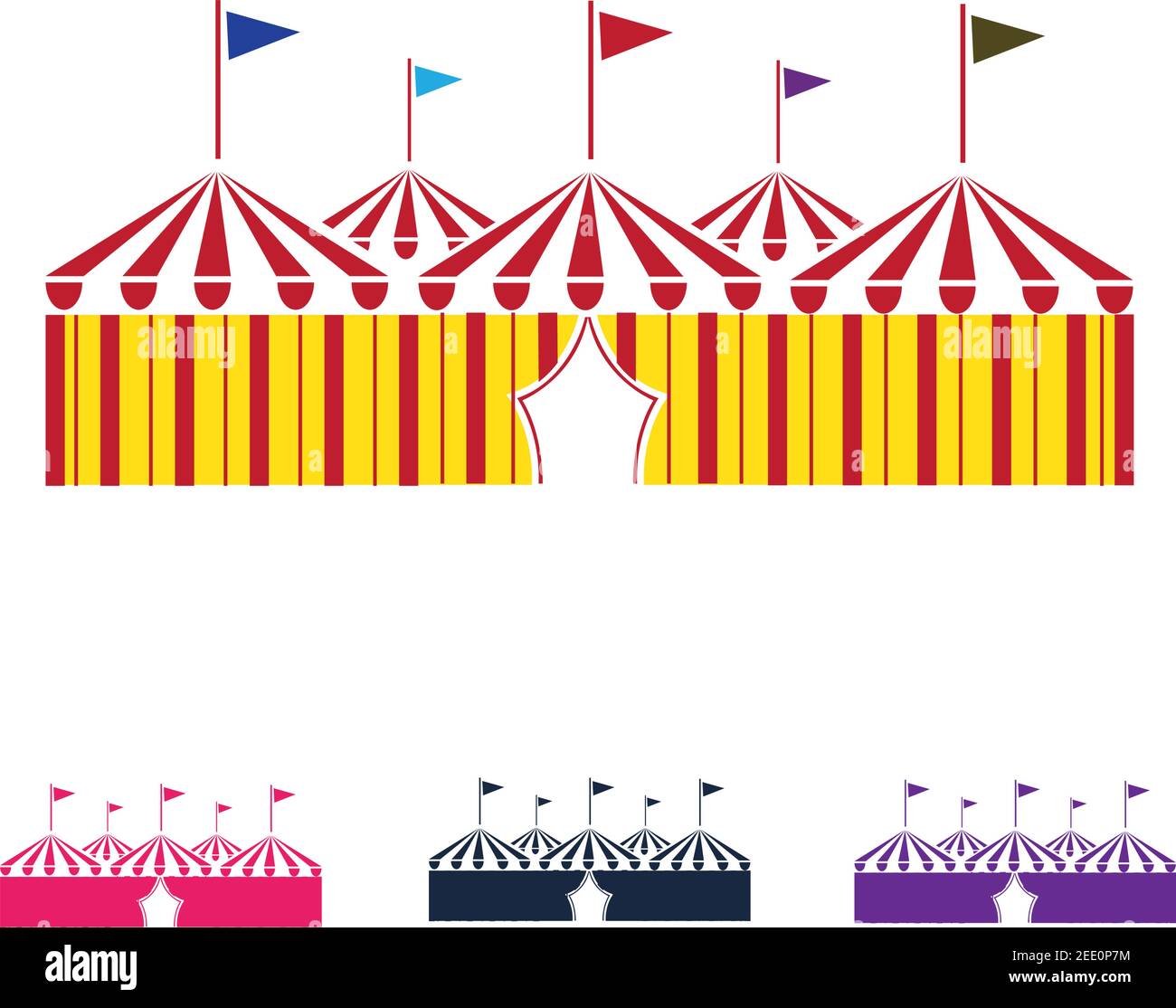 Circus vector illustration design logo emblems template Stock Vector ...