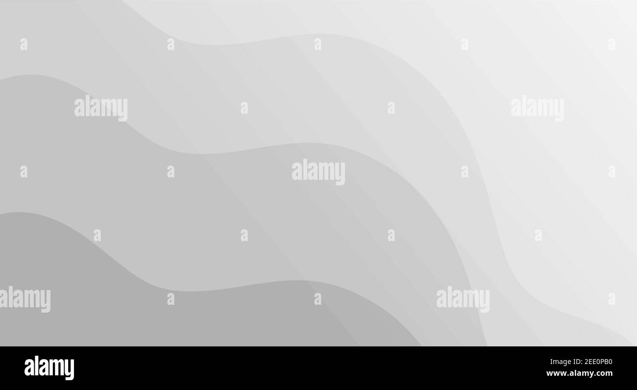 Abstract wavy gray color illustration. Dynamic web background with ...
