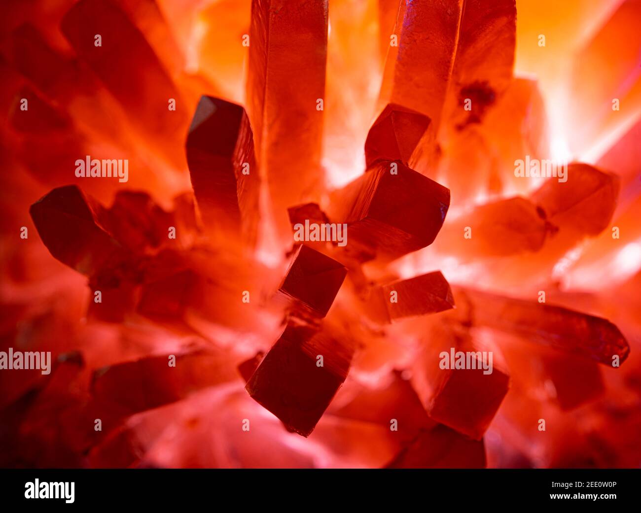 Crystal crystals macro close up background Stock Photo - Alamy