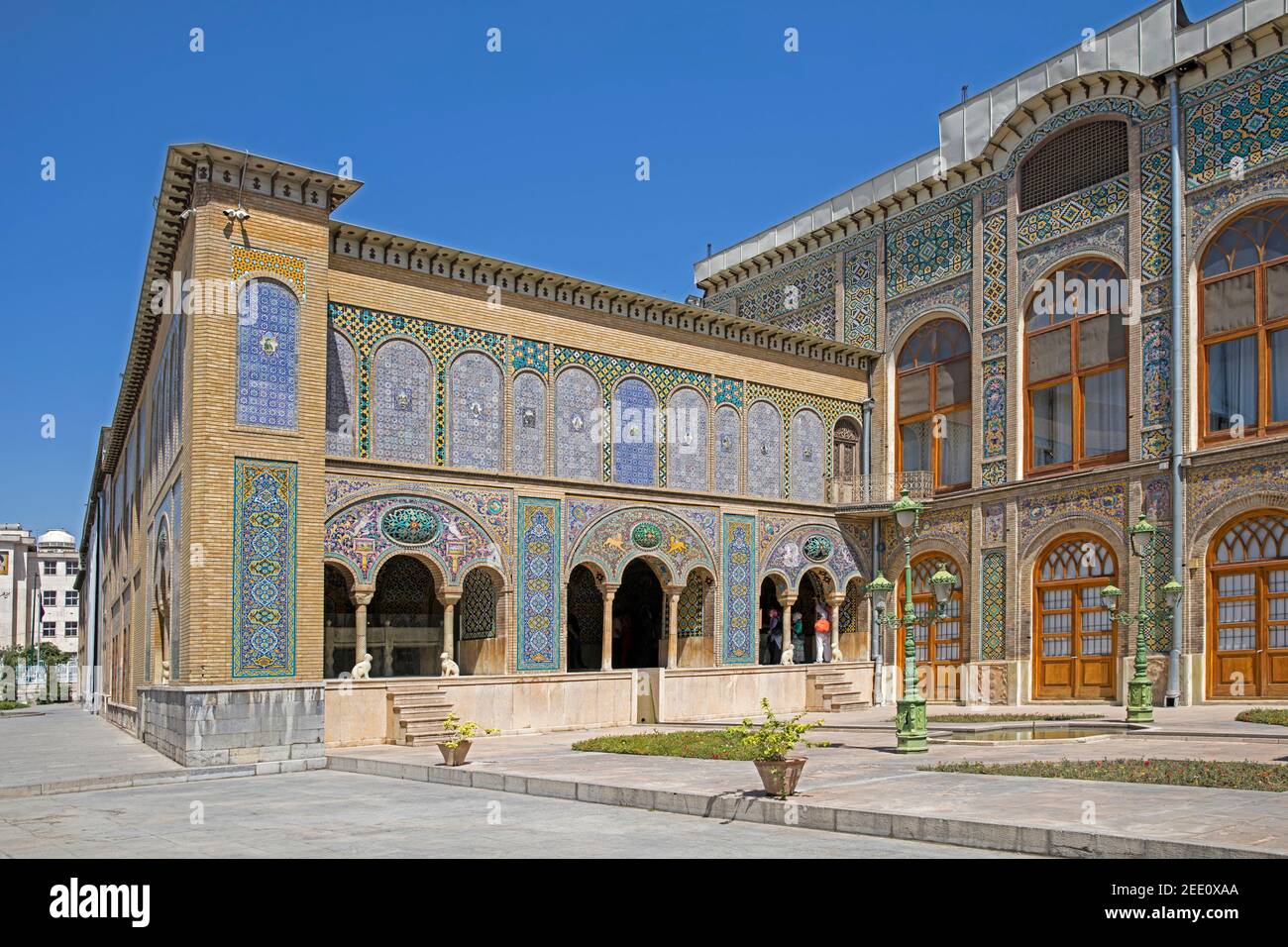 Golestan Palace, former royal Qajar complex in the capital city Tehran ...
