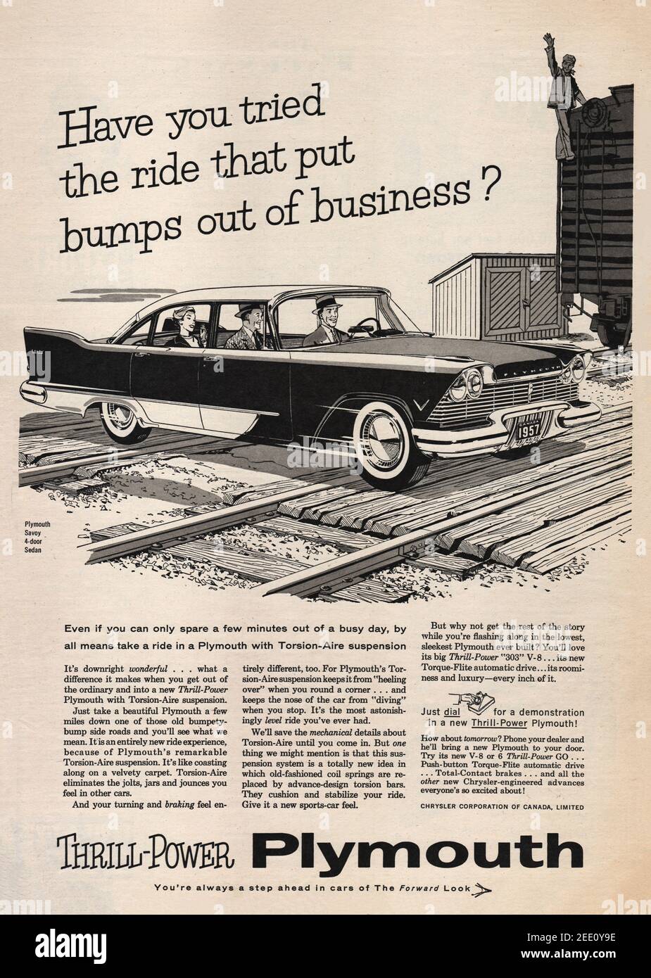 1950s car advertisement hi-res stock photography and images - Alamy