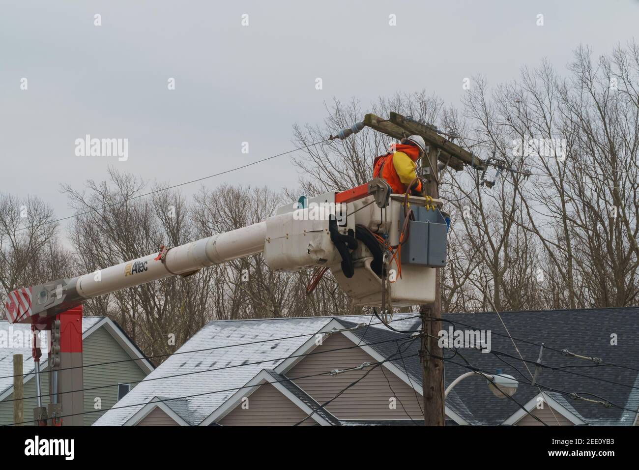 Wooden pylon hi-res stock photography and images - Alamy