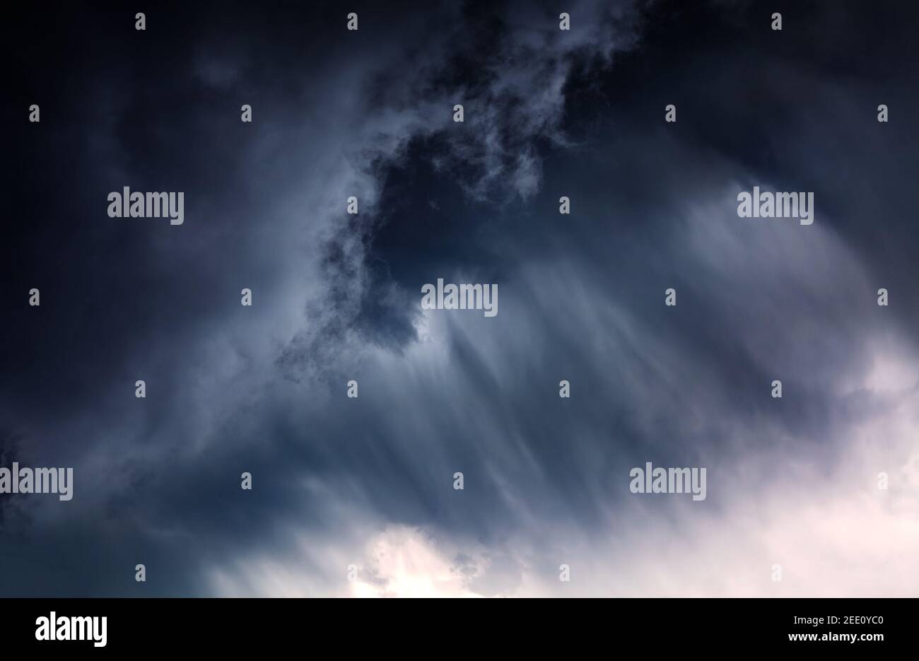 Severe Rain and Dark and Dramatic Storm Clouds Stock Photo - Alamy