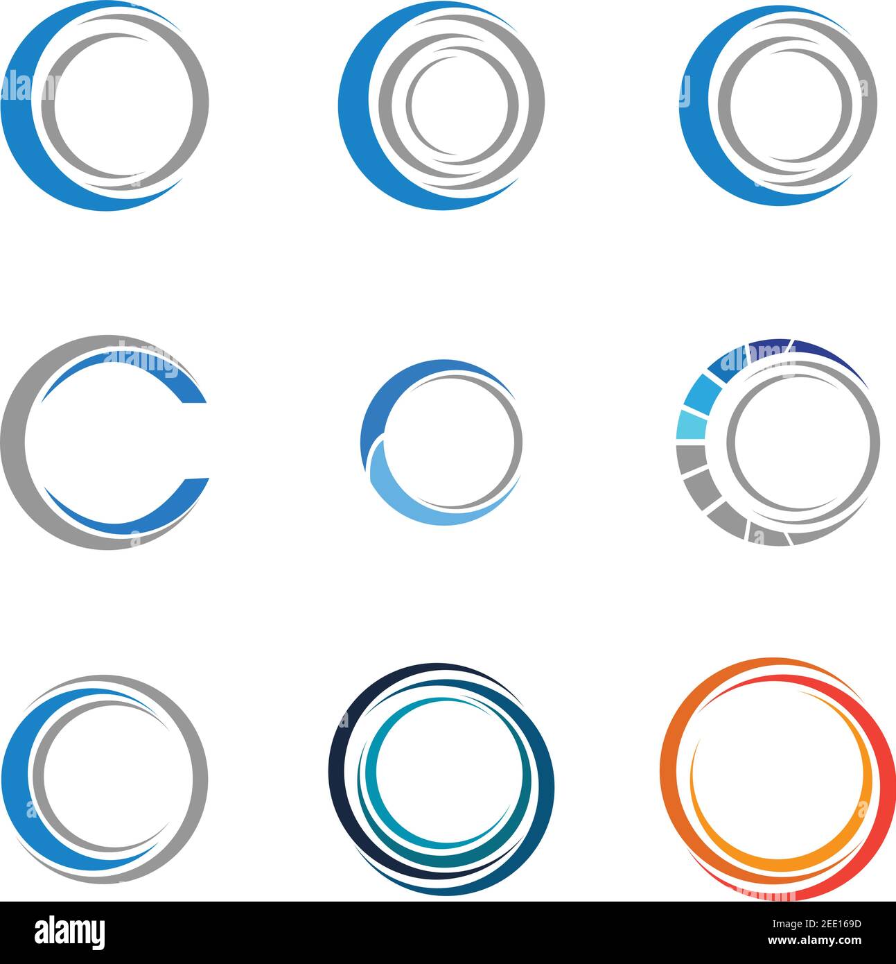 Circle logo icon illustration design template - Vector Stock Vector ...
