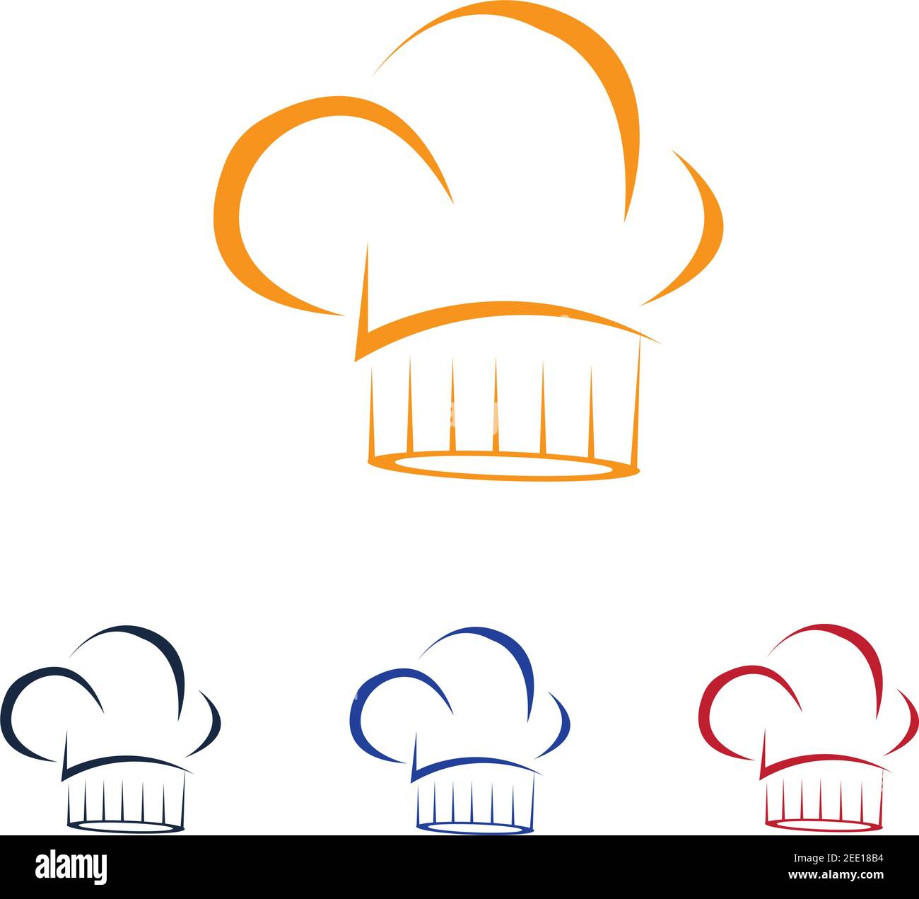 hat chef logo template vector illustration Stock Vector Image & Art - Alamy
