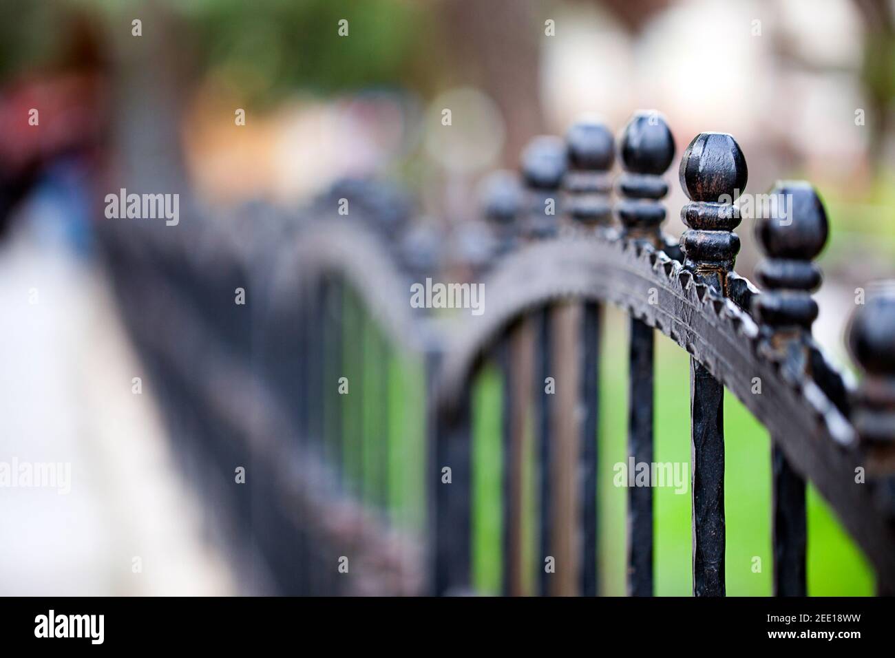 Abstract Architecture Design of Iron Fences Photo Stock Photo - Alamy