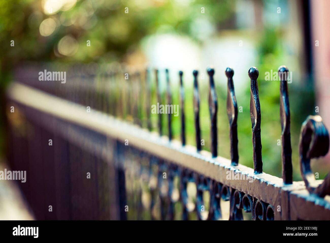 Abstract Architecture Design of Iron Fences Photo Stock Photo - Alamy