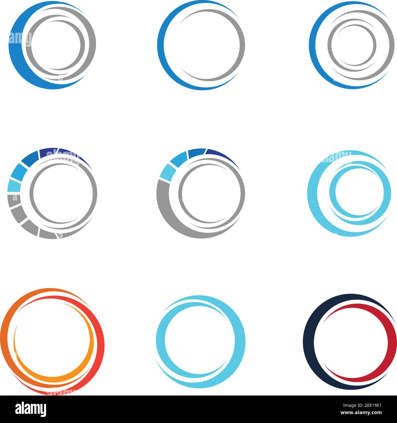 Circle logo icon illustration design template - Vector Stock Vector ...