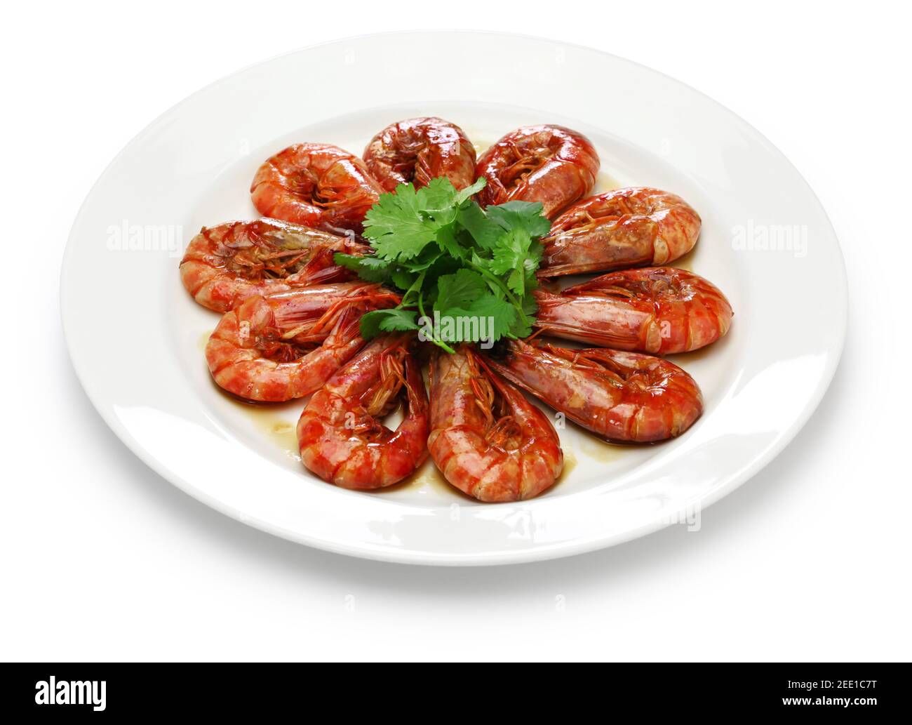 Fried shrimp in soy sauce hi-res stock photography and images - Alamy