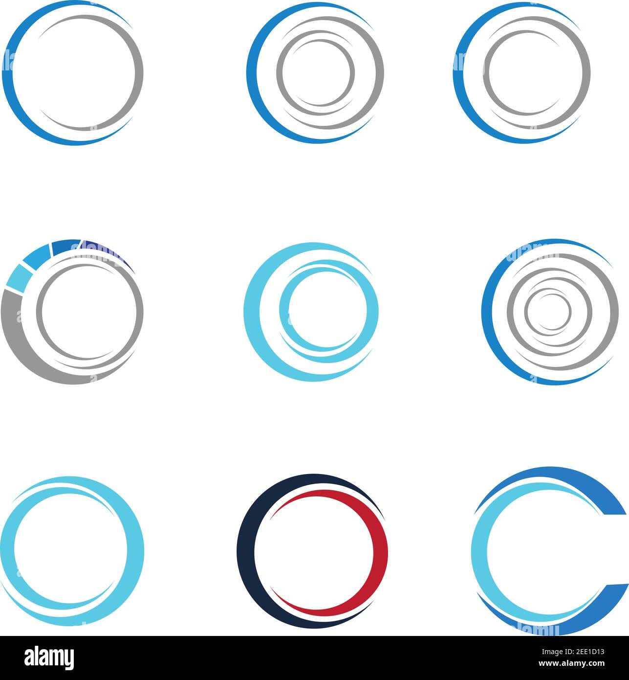 Circle logo icon illustration design template - Vector Stock Vector ...