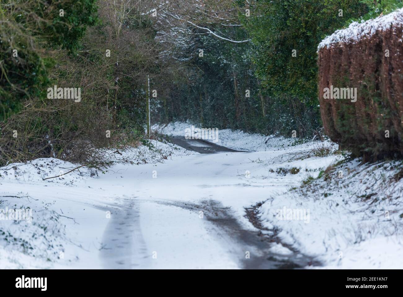 2021 february snow hi-res stock photography and images - Alamy