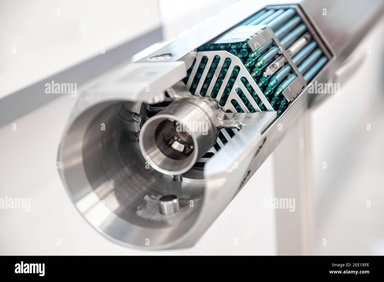 Fragment fuel uranium rod element of nuclear reactor Stock Photo - Alamy