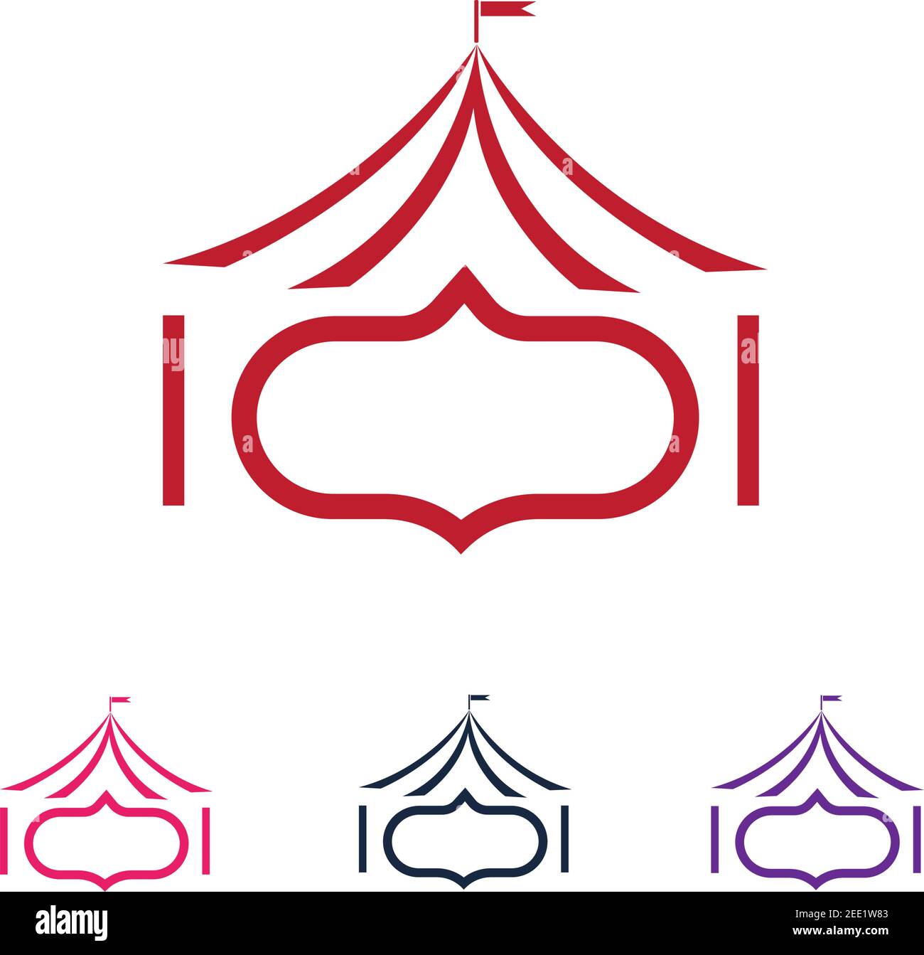 Circus vector illustration design logo emblems template Stock Vector ...