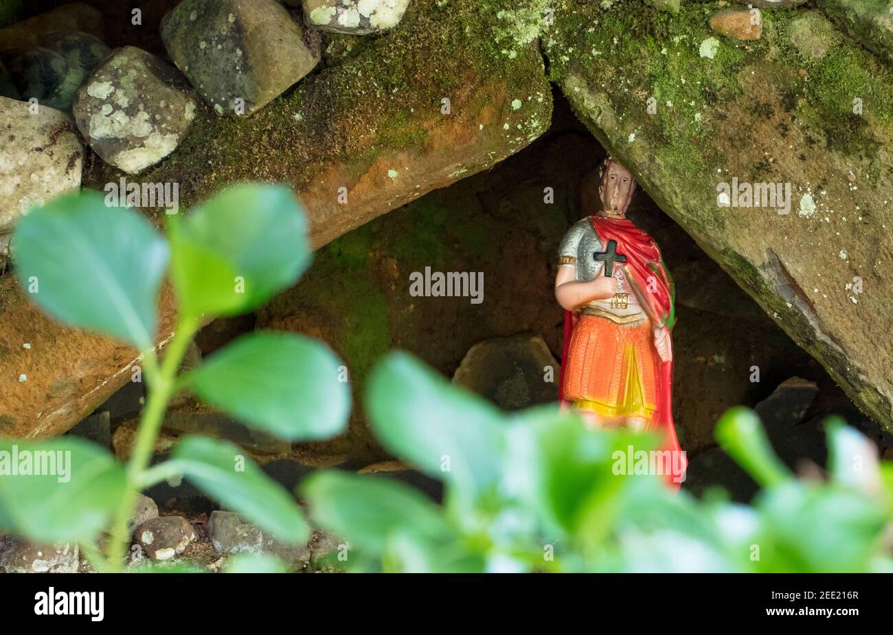 Statue of Saint George, a Catholic saint Stock Photo - Alamy