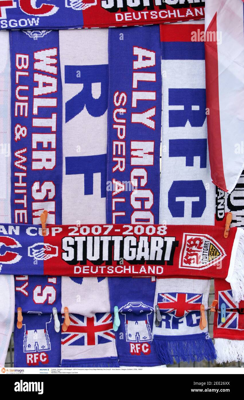 Rangers flags hi-res stock photography and images - Alamy