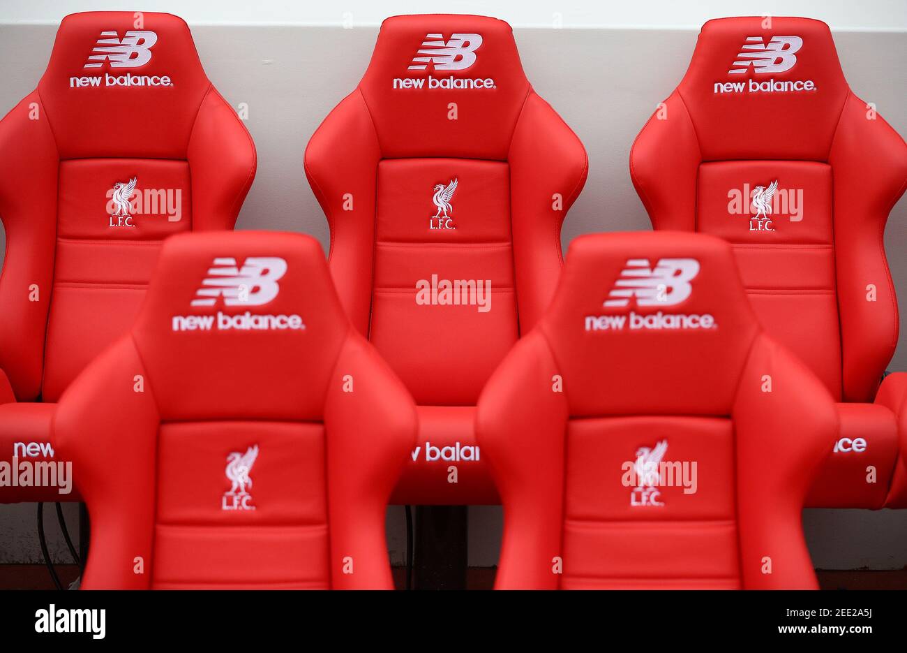 Football seats anfield hi-res stock photography and images - Alamy