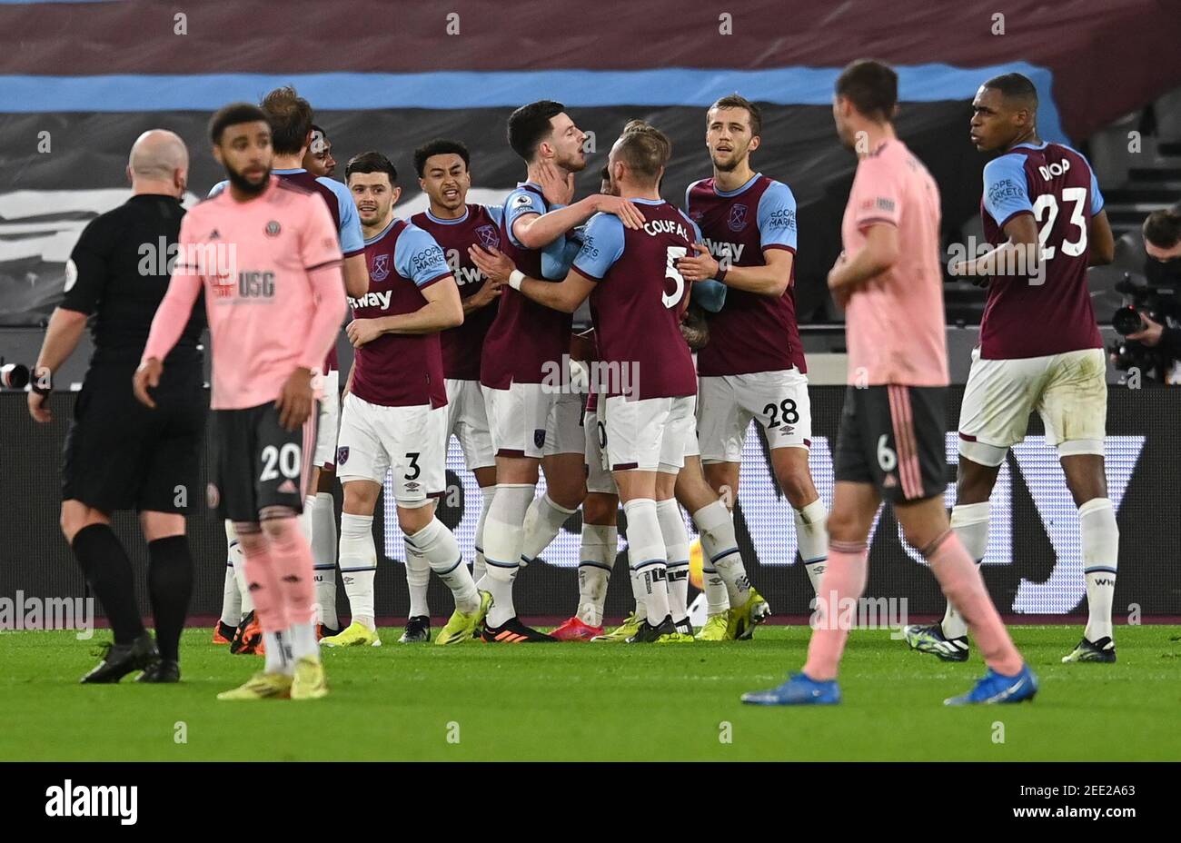 Declan rice celebration hi-res stock photography and images - Alamy