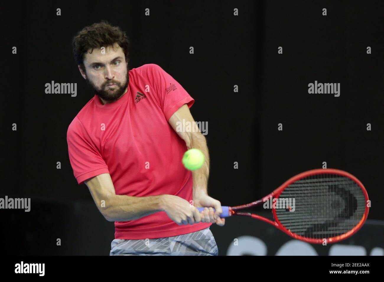 Sofia, Bulgaria - 10 November, 2020: France's Gilles Simon in action ...