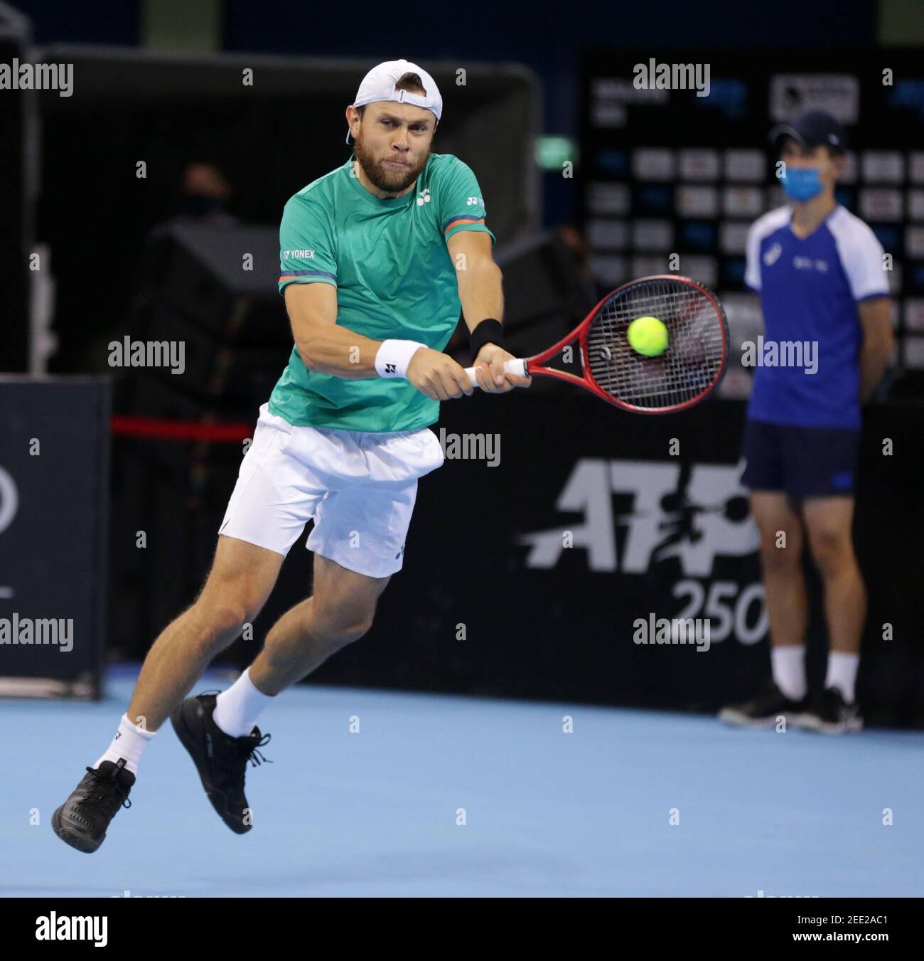 Sofia, Bulgaria - 10 November, 2020: Moldova's Radu Albot in action ...