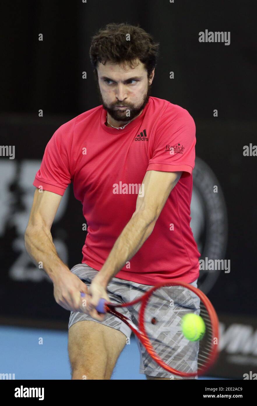 Sofia, Bulgaria - 10 November, 2020: France's Gilles Simon in action ...