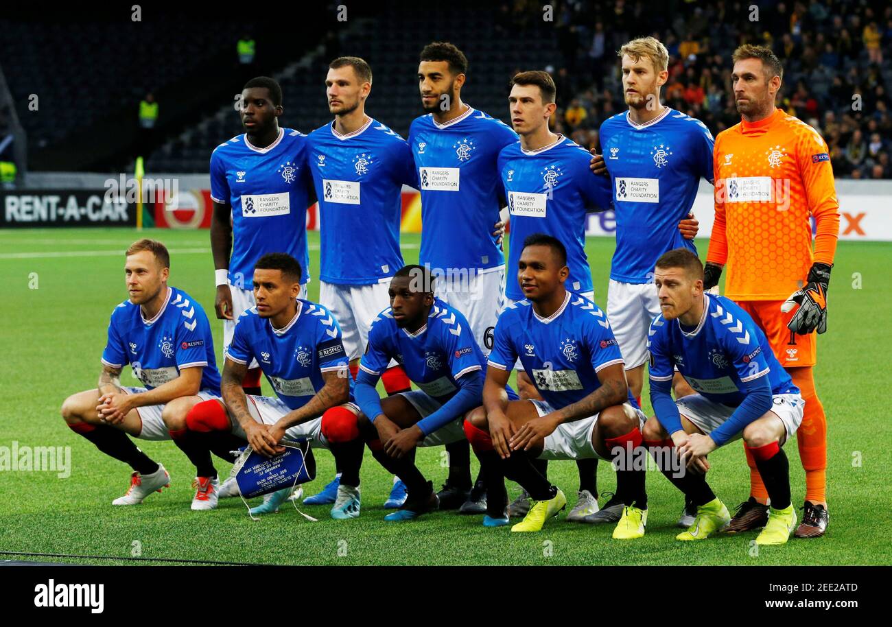 Rangers team group hi-res stock photography and images - Alamy