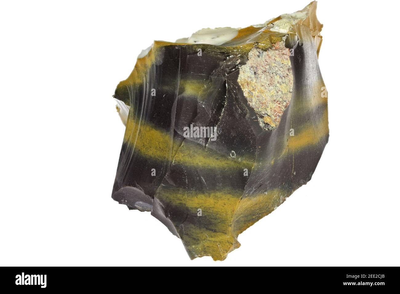 mookaite from Australia isolated on white background Stock Photo - Alamy