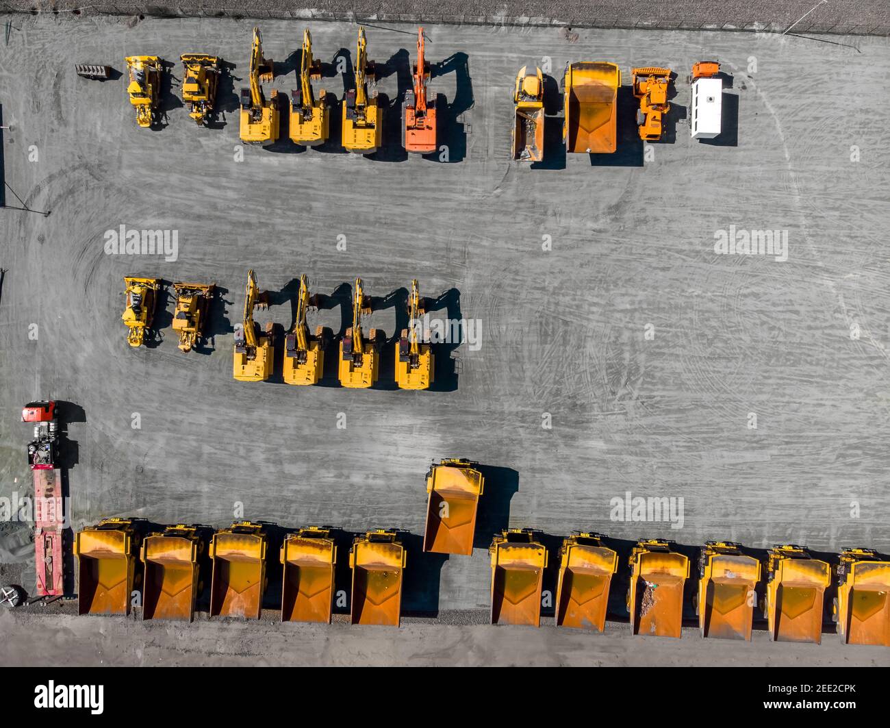 Exchange truck parking hi-res stock photography and images - Alamy