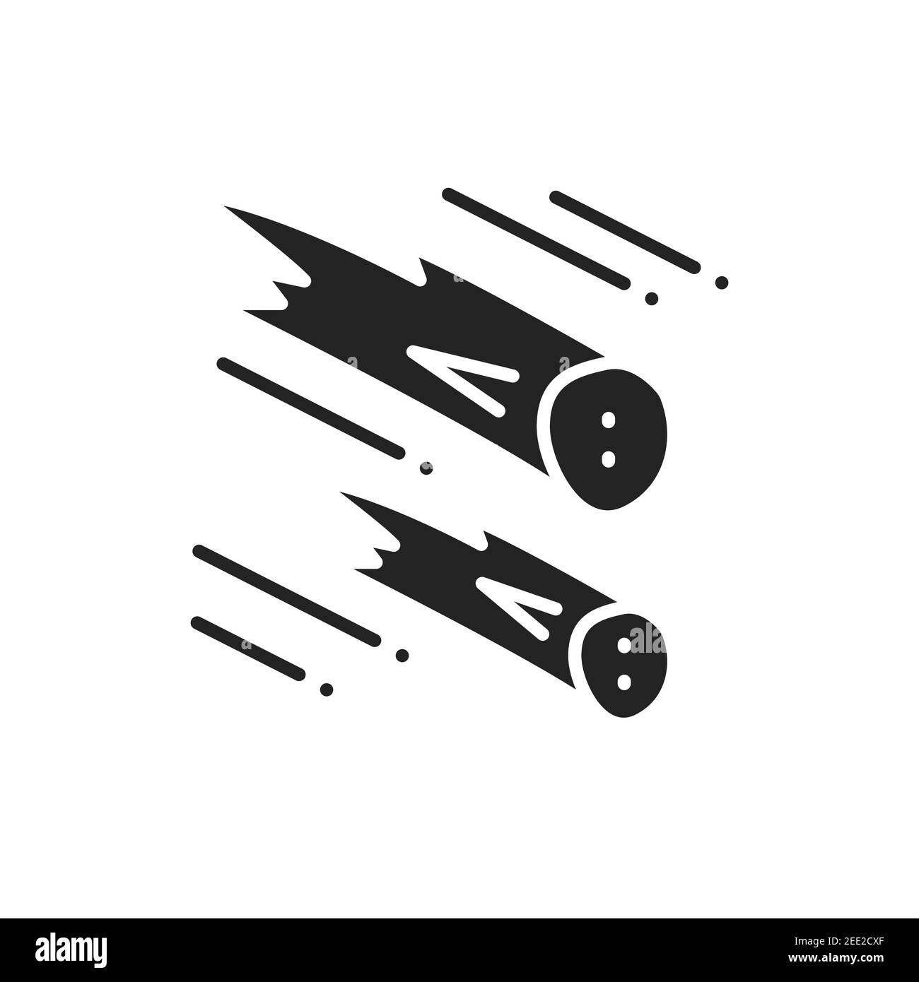 Comet color line icon. Pictogram for web page, mobile app, promo ...