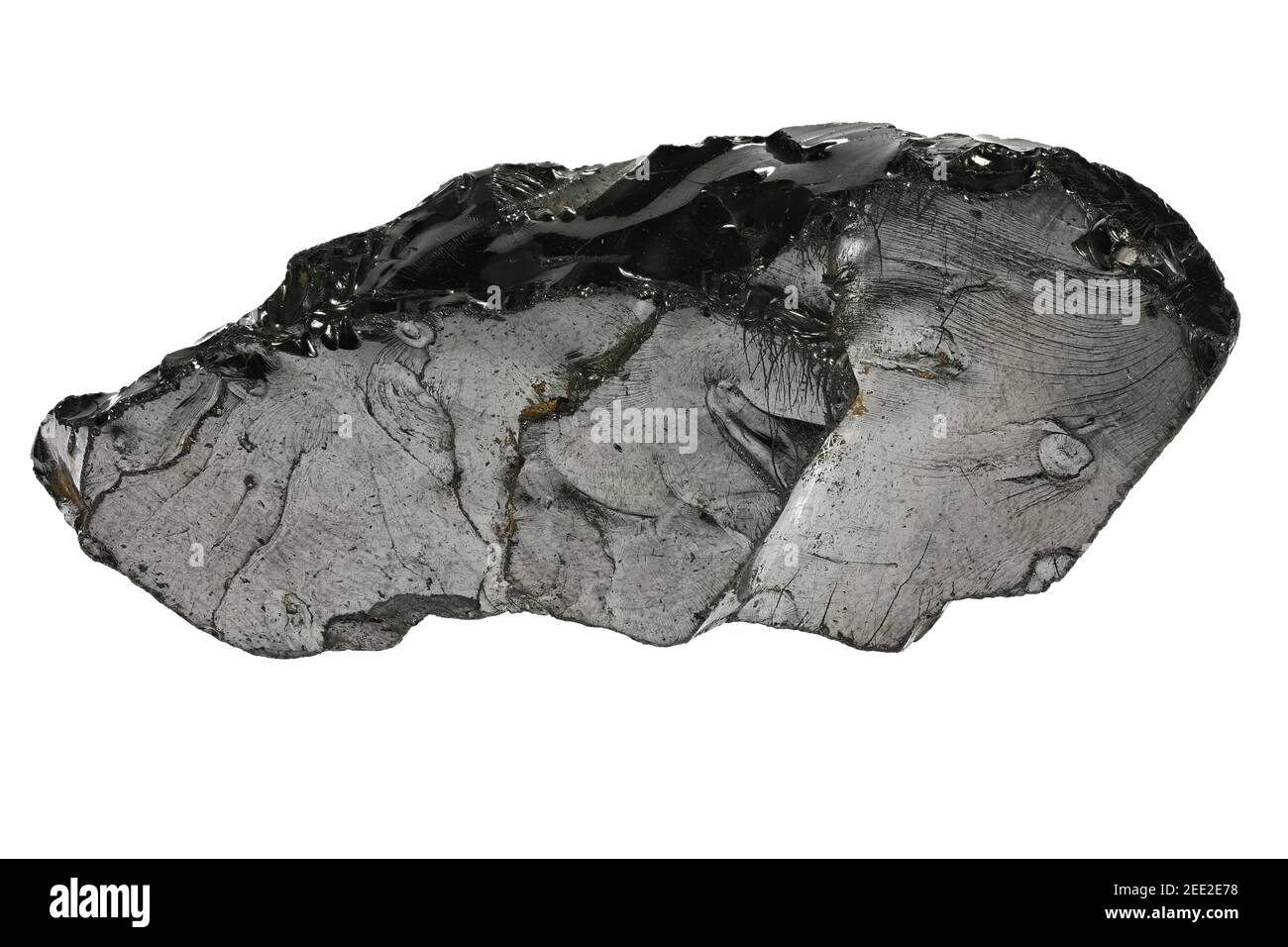 elite shungite from Karelia, Russia isolated on white background Stock ...