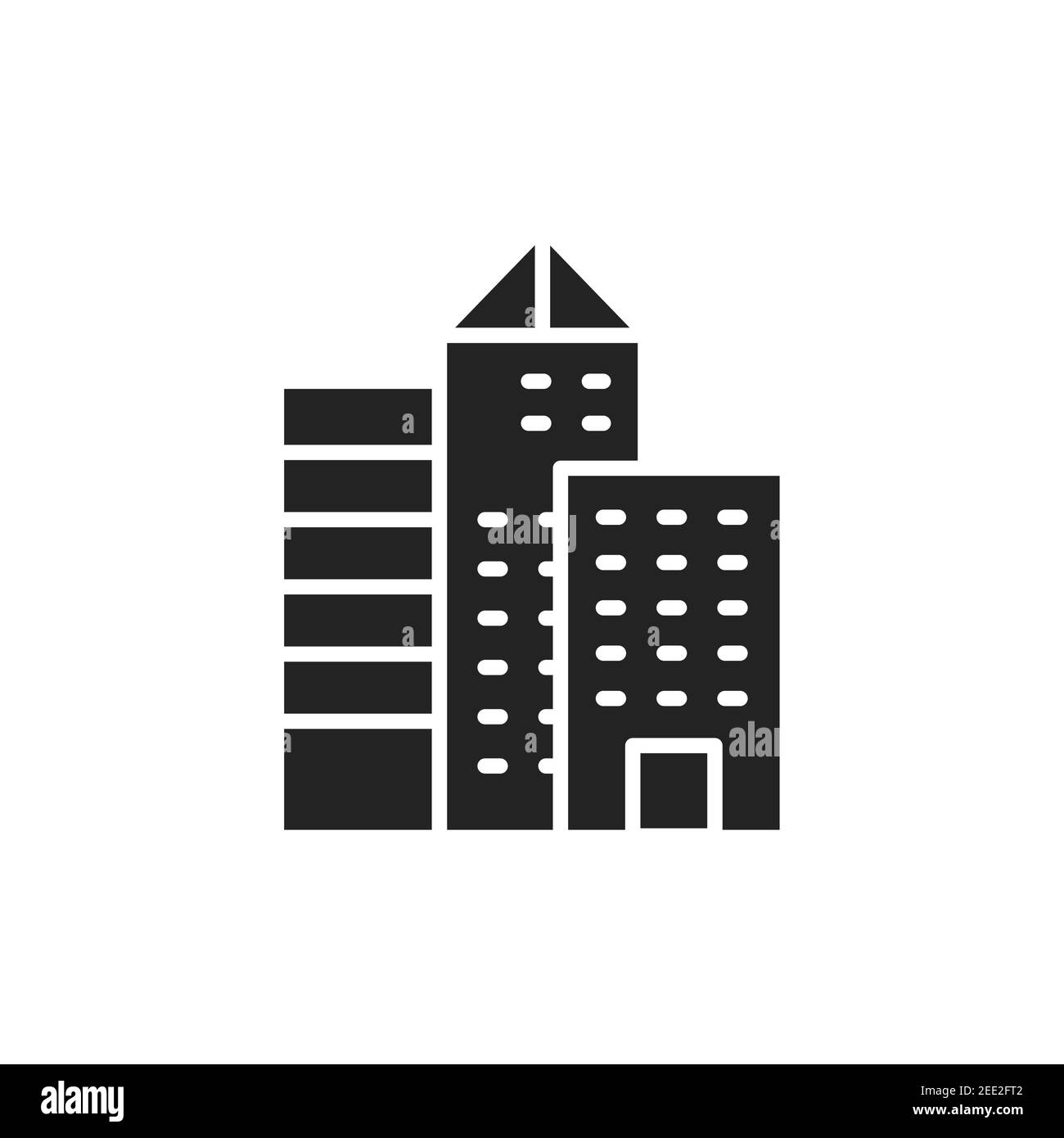 Skyscraper built structure Stock Vector Images - Alamy