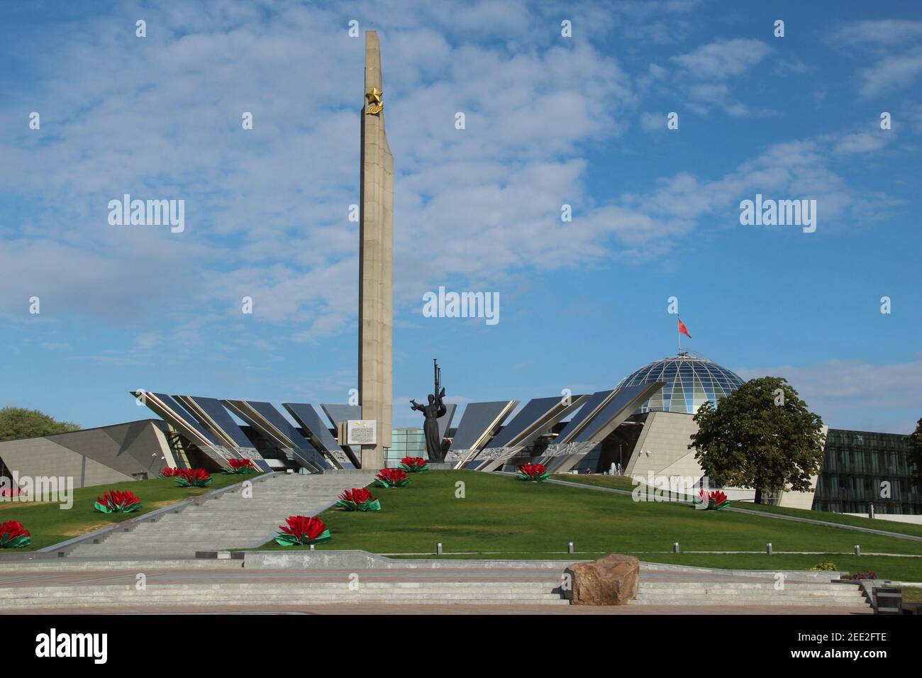 The memorial at the Museum of the Great Patriotic War in Minsk, Belarus ...