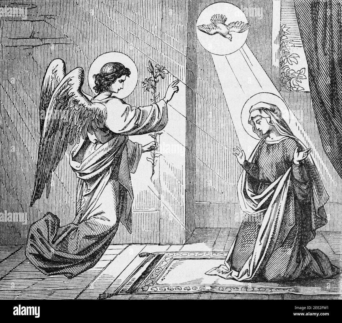 Angel announcing jesus birth hi-res stock photography and images - Alamy
