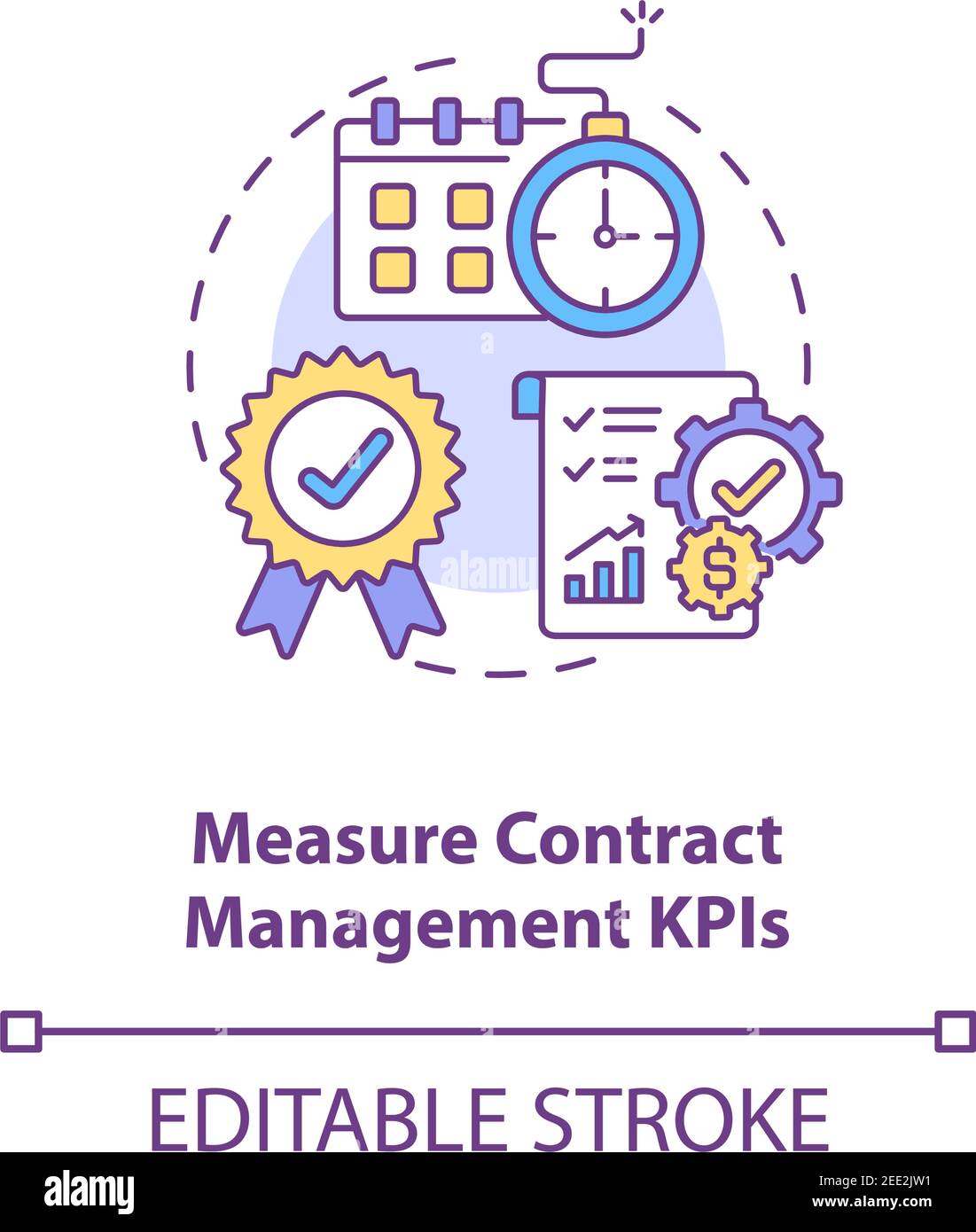Measure contract management kpis concept icon Stock Vector Image & Art ... Measure contract management kpis concept icon Stock Vector Image & Art ...