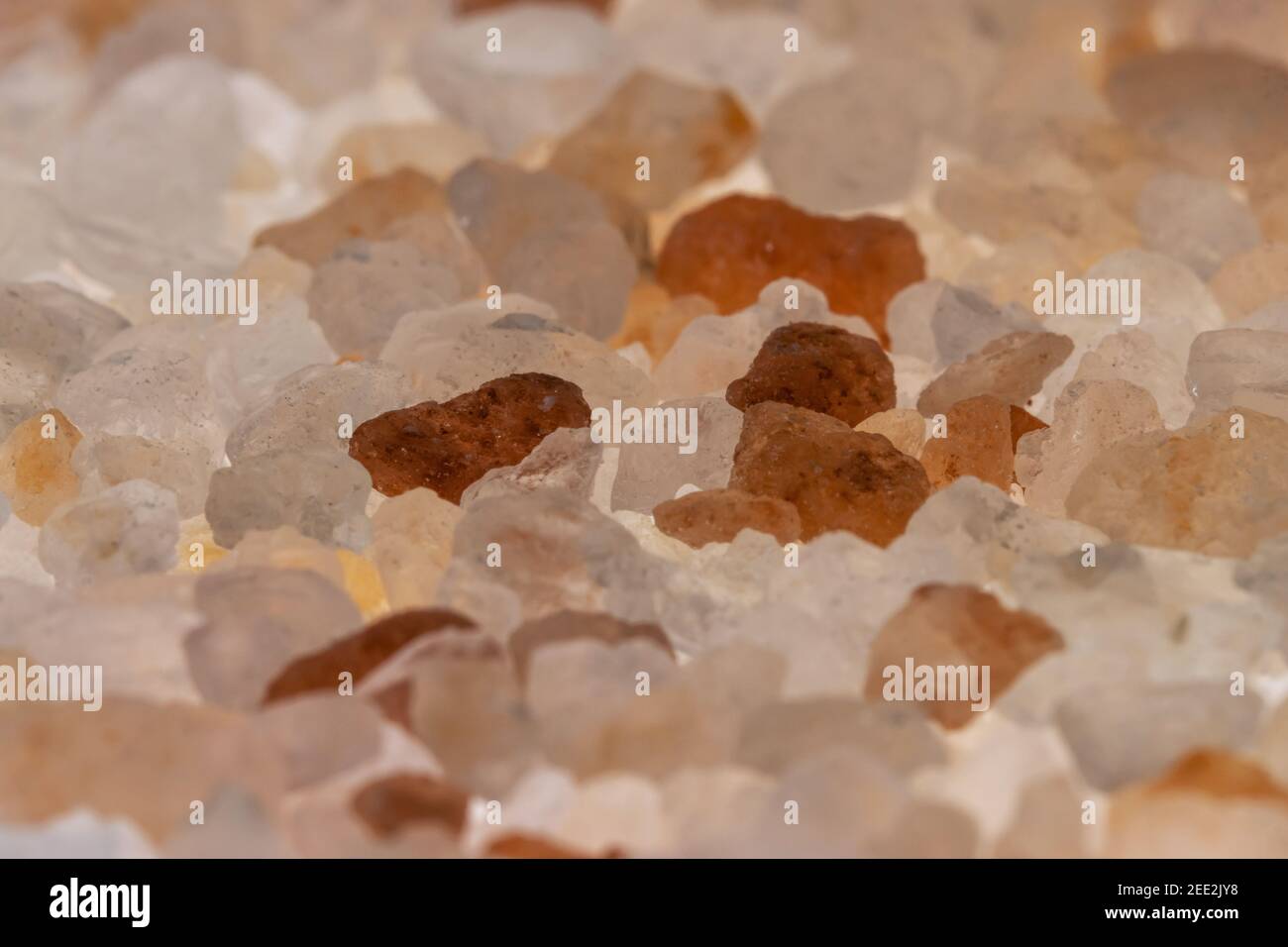 Detail of a layer of Himalayan salt Stock Photo - Alamy