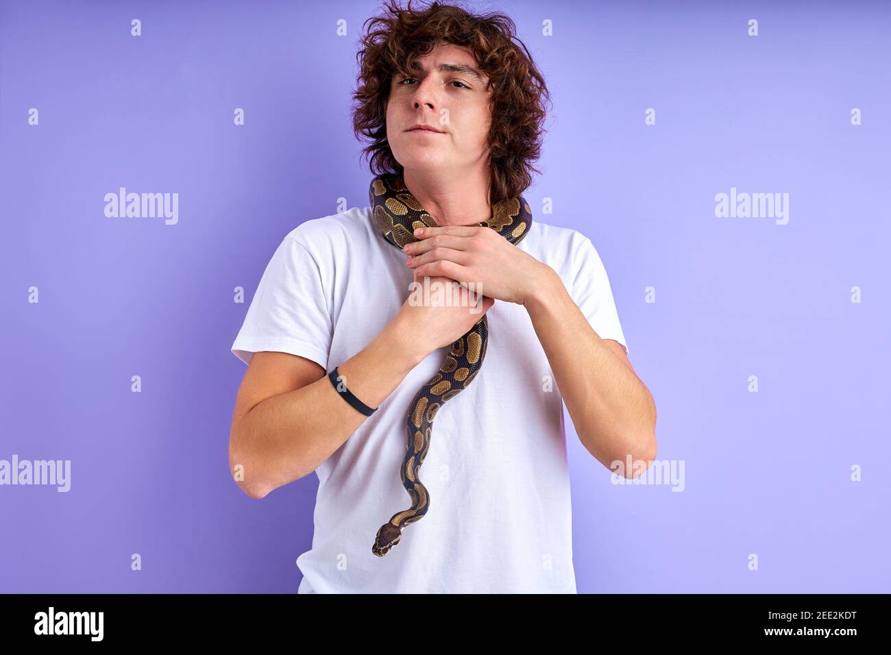 Scared person snake hi-res stock photography and images - Alamy