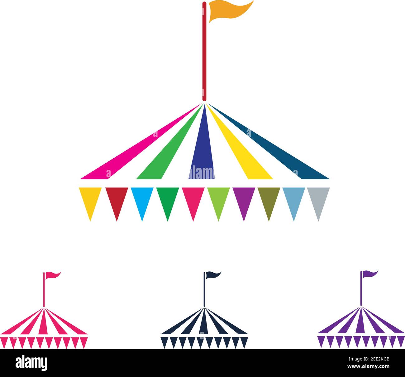 Circus vector illustration design logo emblems template Stock Vector ...