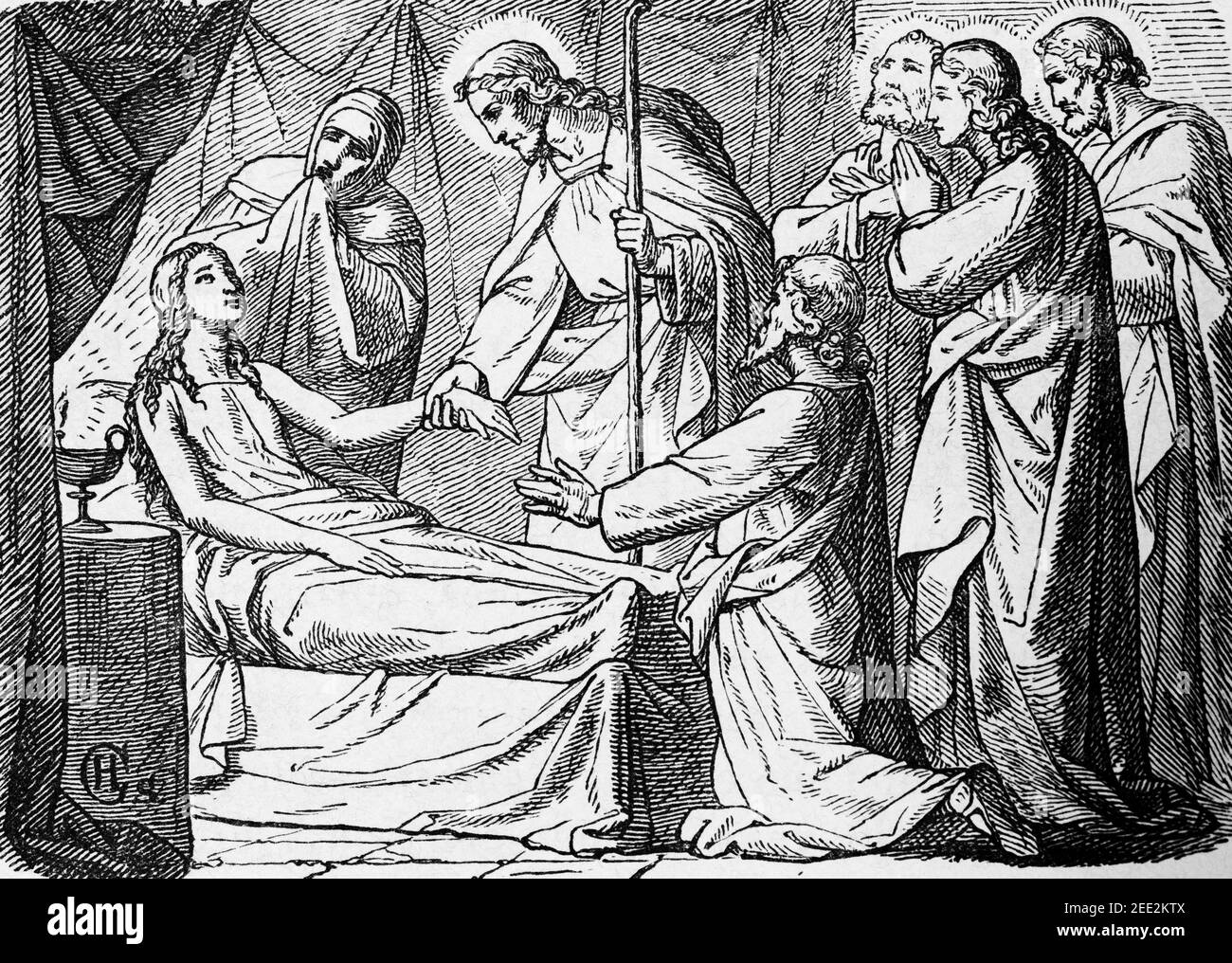 Raising of jairus daughter by jesus hi-res stock photography and images ...
