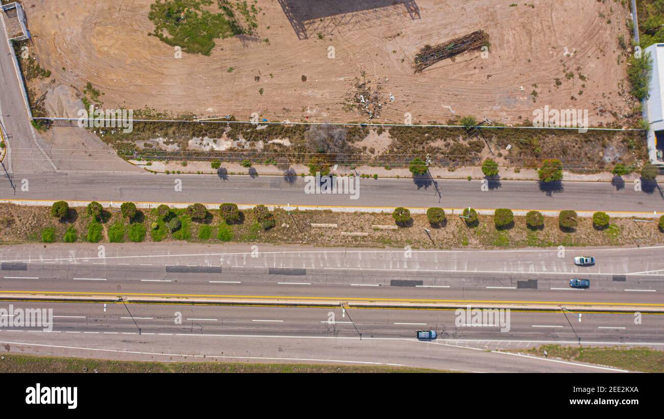 Aerial view Guasave, Sinaloa Mexico. Guasave Mexico. on February 7 ...