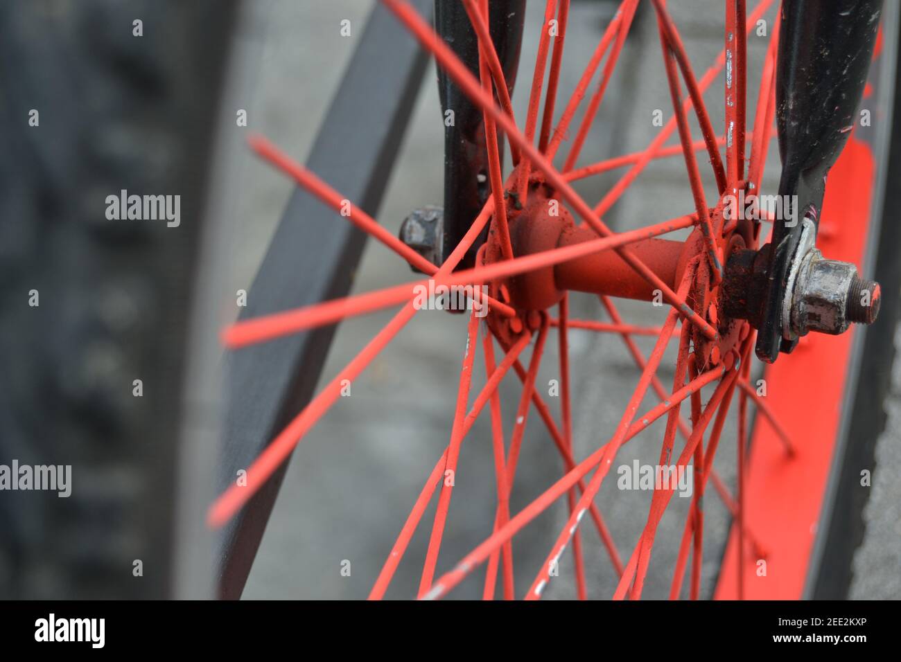 Closeup shot metal rods hi-res stock photography and images - Alamy