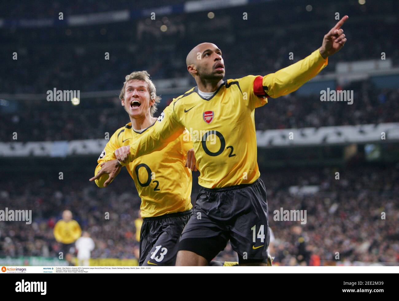 Santiago bernabeu thierry henry hi-res stock photography and images - Alamy