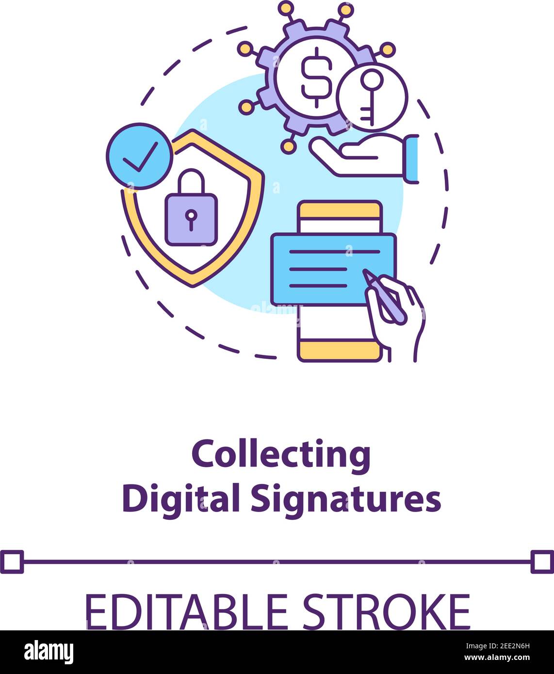 Digital signatures hi-res stock photography and images - Alamy